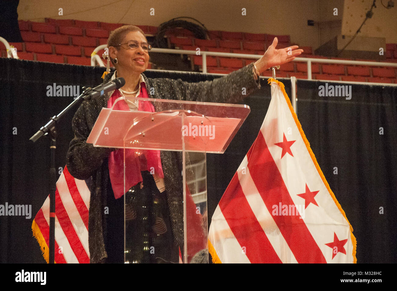 Congresswoman Eleanor Holmes-Norton at the Freedom Salute for HHD ...