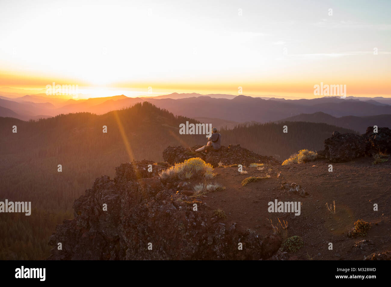 Iron Mountain Hike in Oregon Stock Photo - Alamy