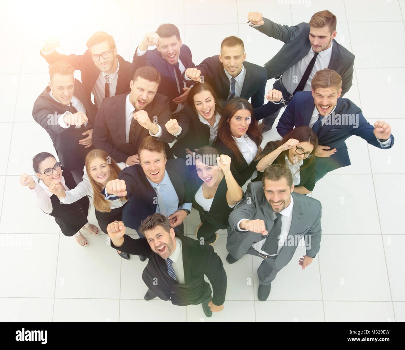 professional business team shows its success Stock Photo - Alamy