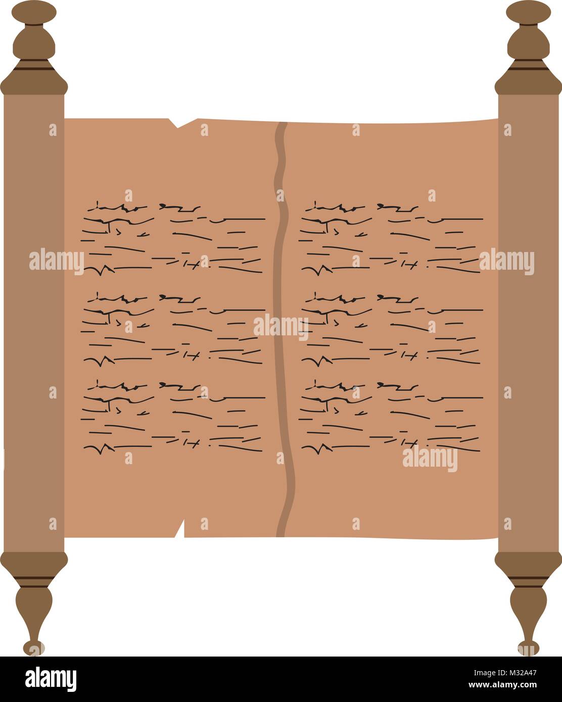 Scroll torah Stock Vector Images - Alamy