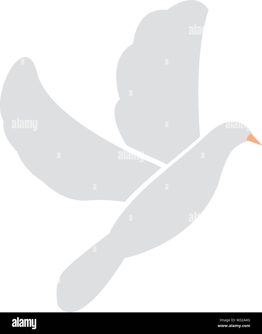 Isolated dove icon Stock Vector Image & Art - Alamy