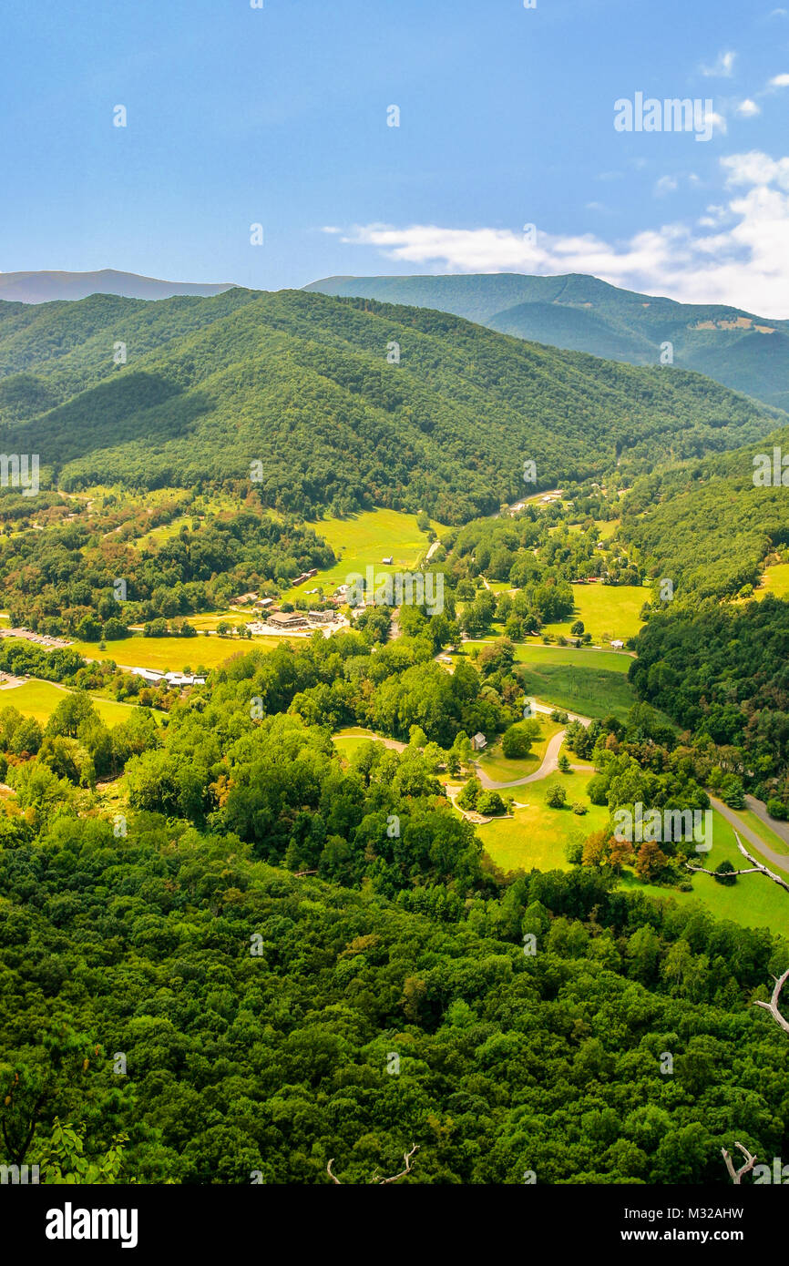 View from Spruce Knob National Recreation Area. The highest point in ...