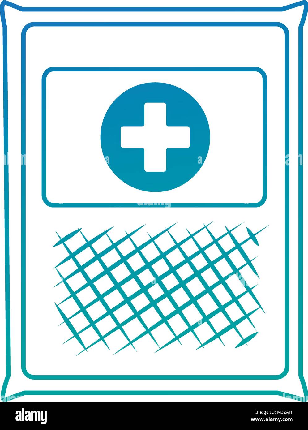 Gauze cross Stock Vector Images - Alamy