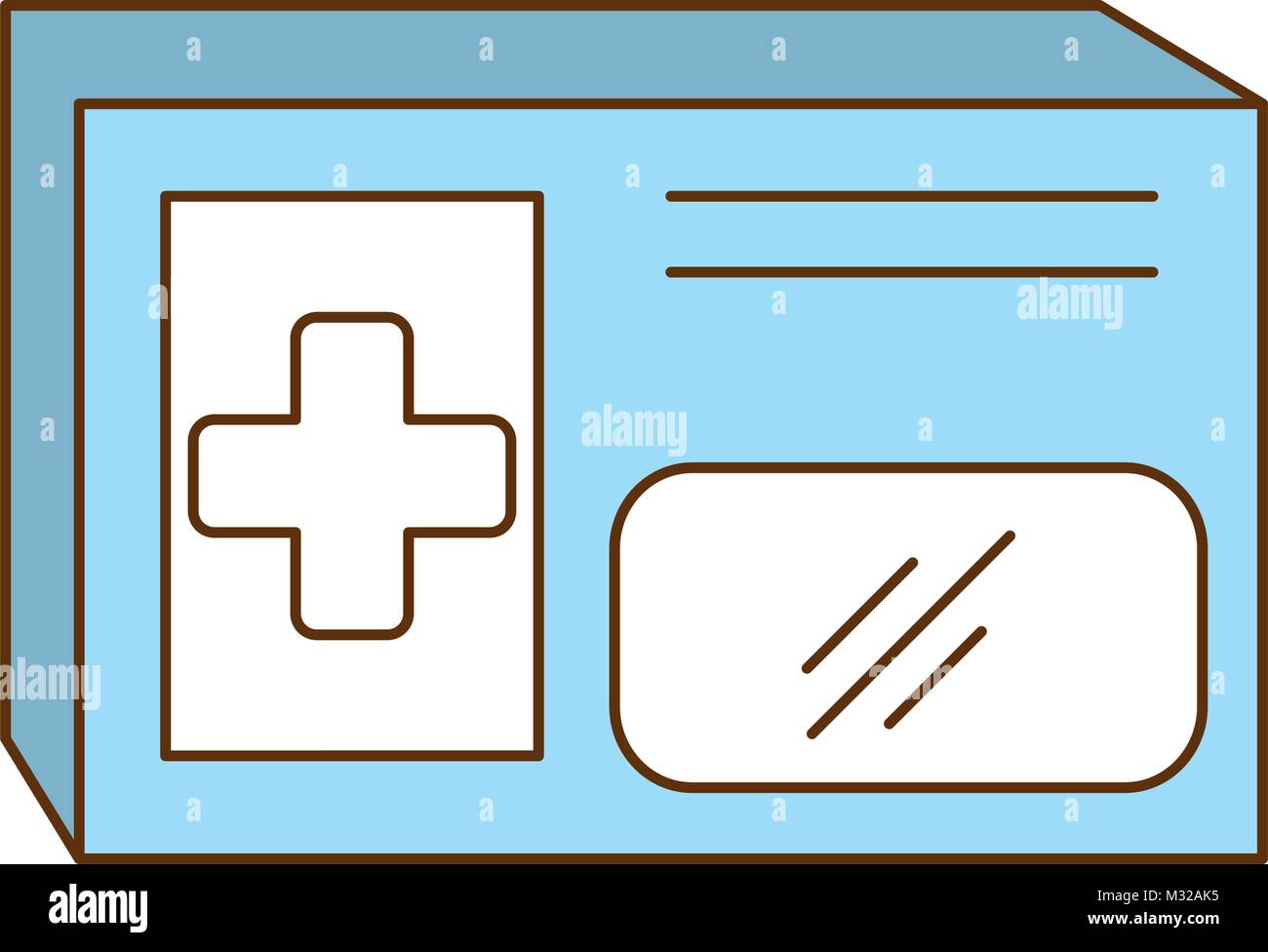 medical box isolated icon Stock Vector Image & Art - Alamy