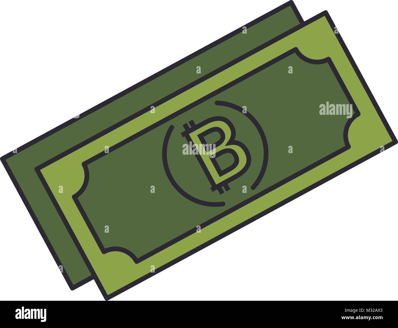 bill virtual money icon Stock Vector Image & Art - Alamy