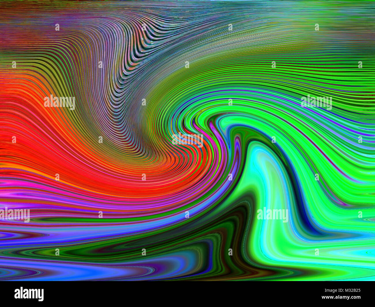 Abstract coloring background of the gradient with visual wave and ...