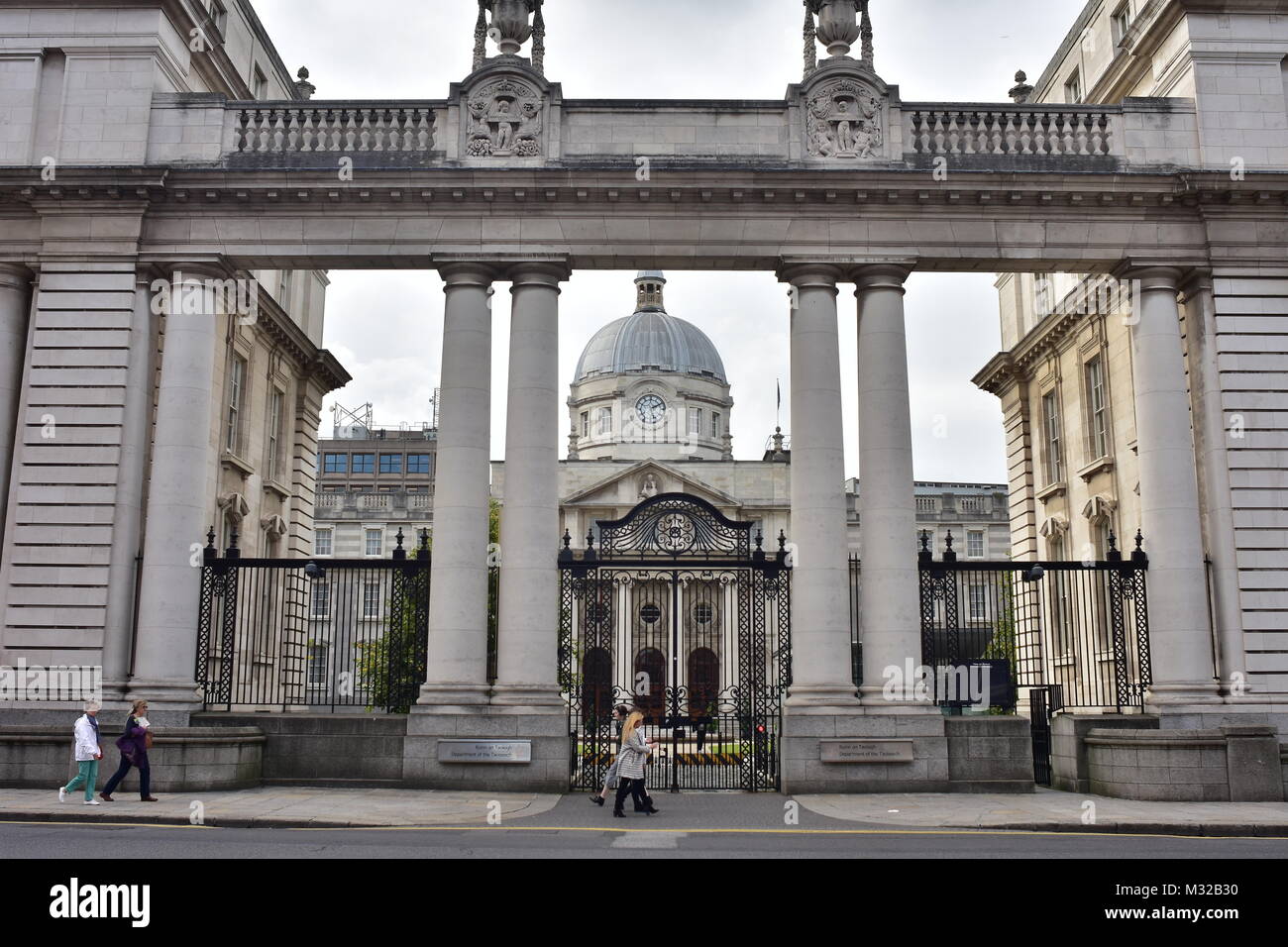 Buildings of Department Of The Taoiseach on Merrion Street Upper in ...