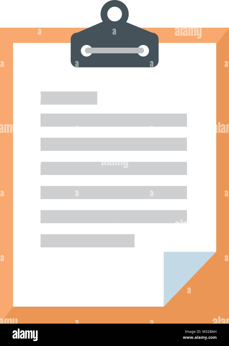 clipboard paper isolated icon Stock Vector Image & Art - Alamy