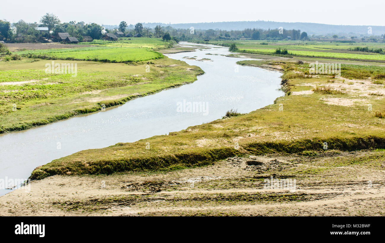 beautiful scenery of countryside, Myanmar Stock Photo - Alamy