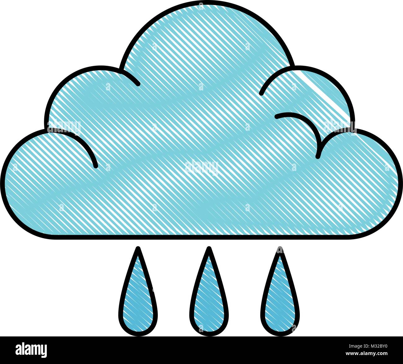 weather cloud rainy icon Stock Vector Image & Art - Alamy