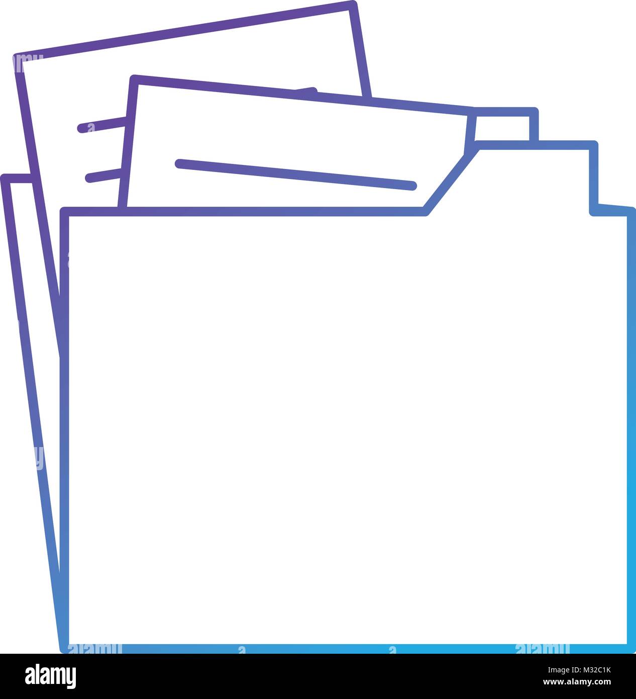 folder document isolated icon Stock Vector Image & Art - Alamy