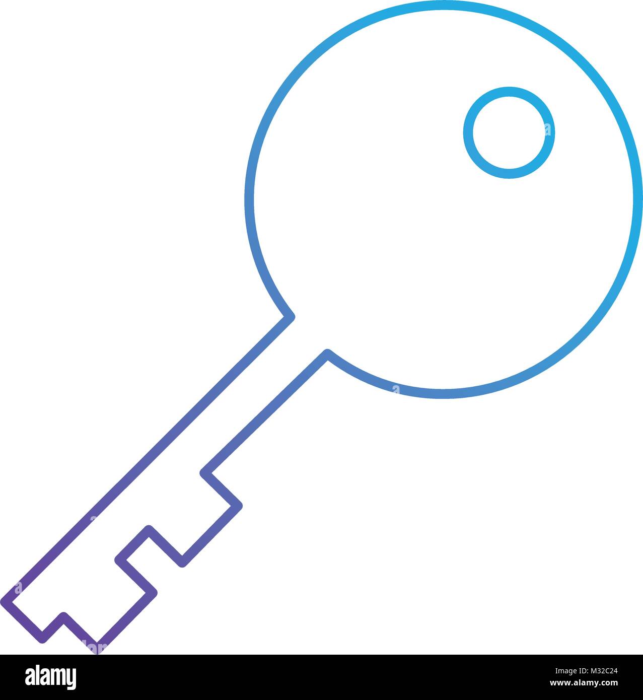 key door isolated icon Stock Vector Image & Art - Alamy