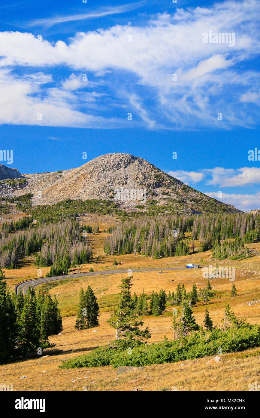 Snowy Range Scenic Byway, Centennial, Wyoming, USA Stock Photo - Alamy