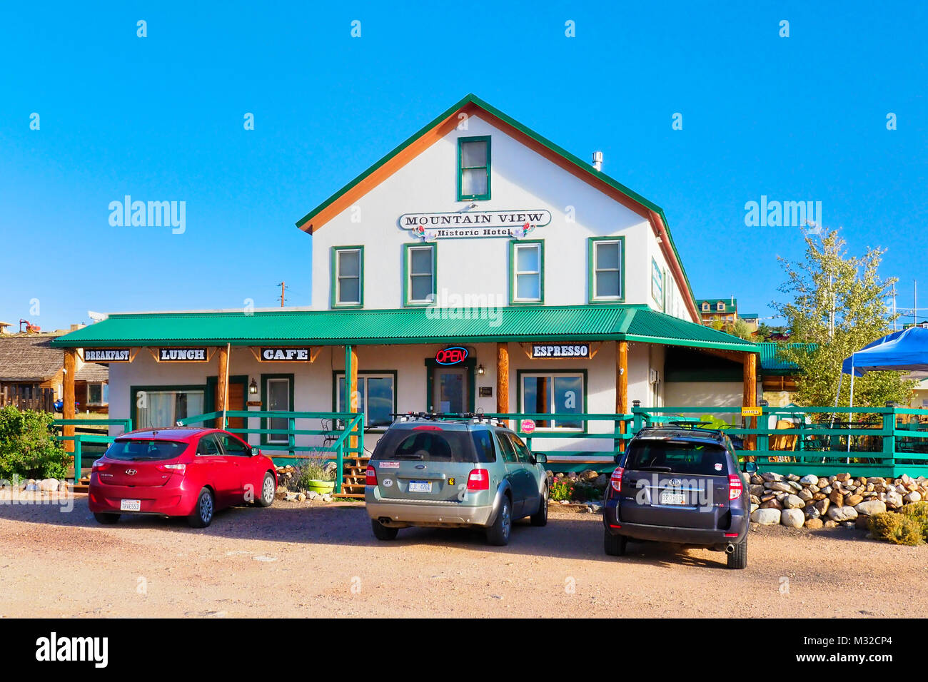 Mountain View Historic Hotel, Snowy Range Scenic Byway, Centennial ...