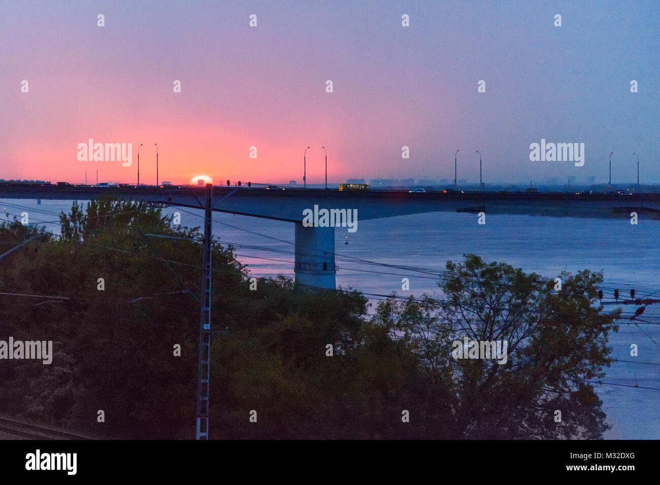 Perm bridge kama river hi-res stock photography and images - Alamy