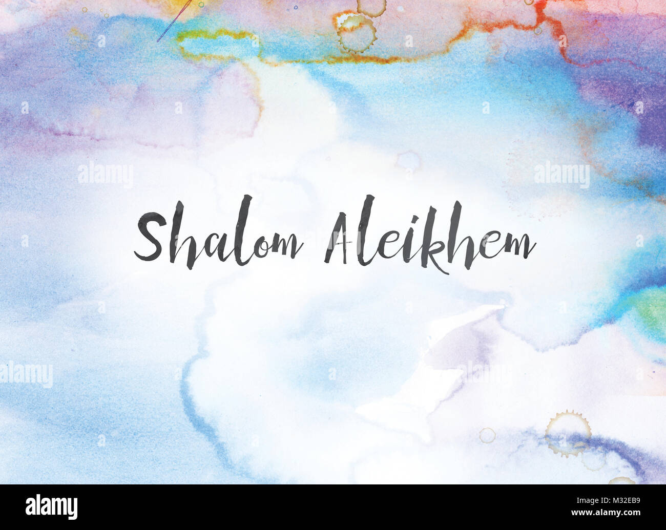 Word shalom written in hi-res stock photography and images - Alamy