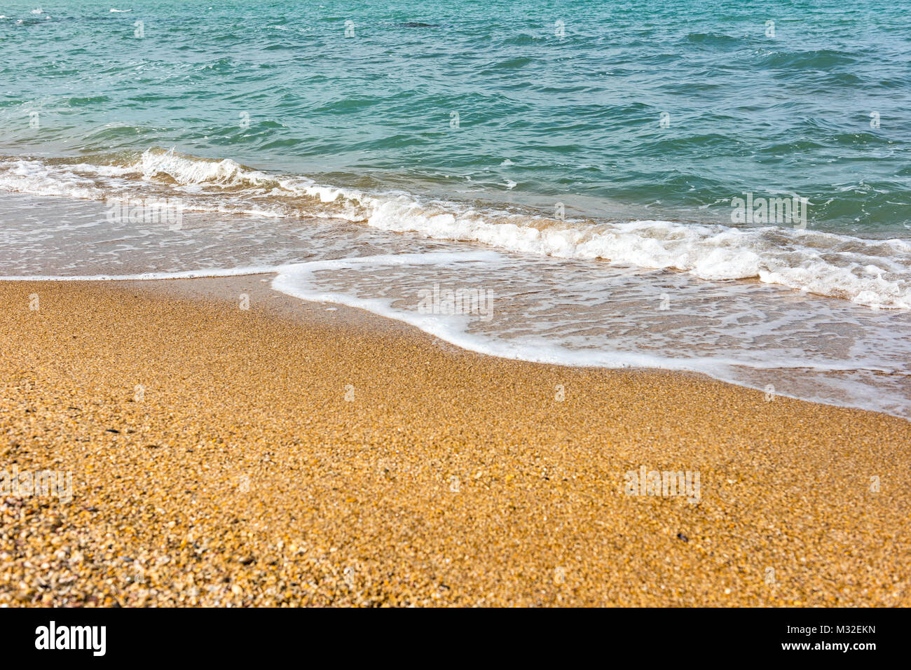 Seaside, empty beach Stock Photo - Alamy