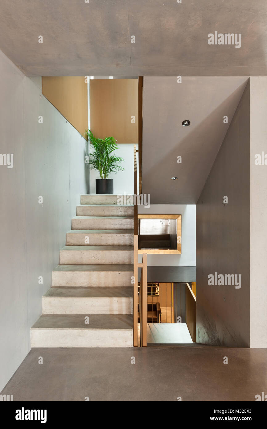 Modern house interior staircase hi-res stock photography and images - Alamy