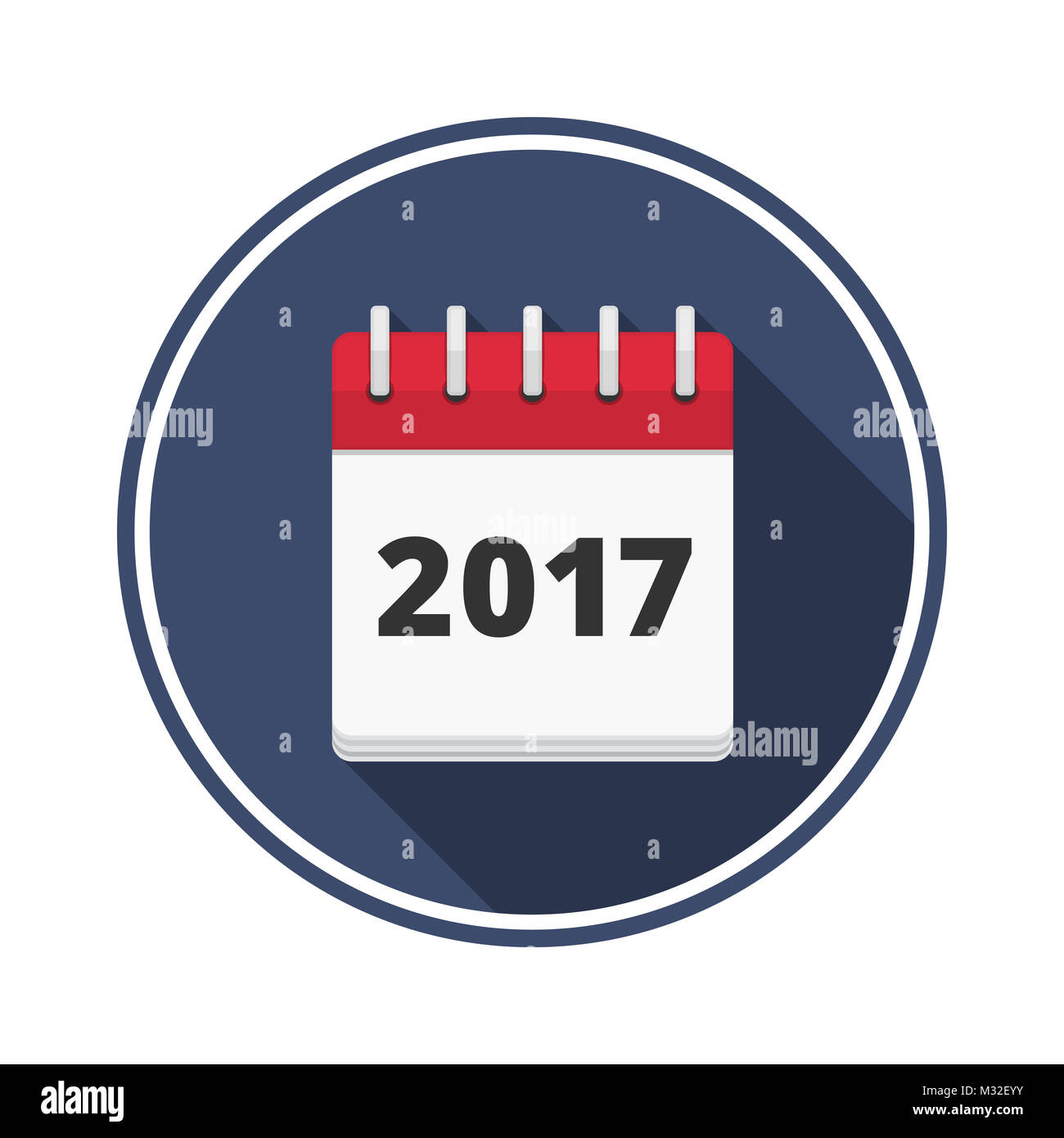 Calender flat Cut Out Stock Images & Pictures - Alamy