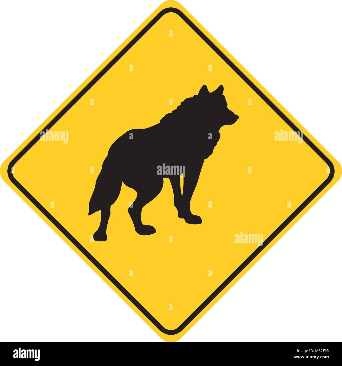 Wolf warning hi-res stock photography and images - Alamy
