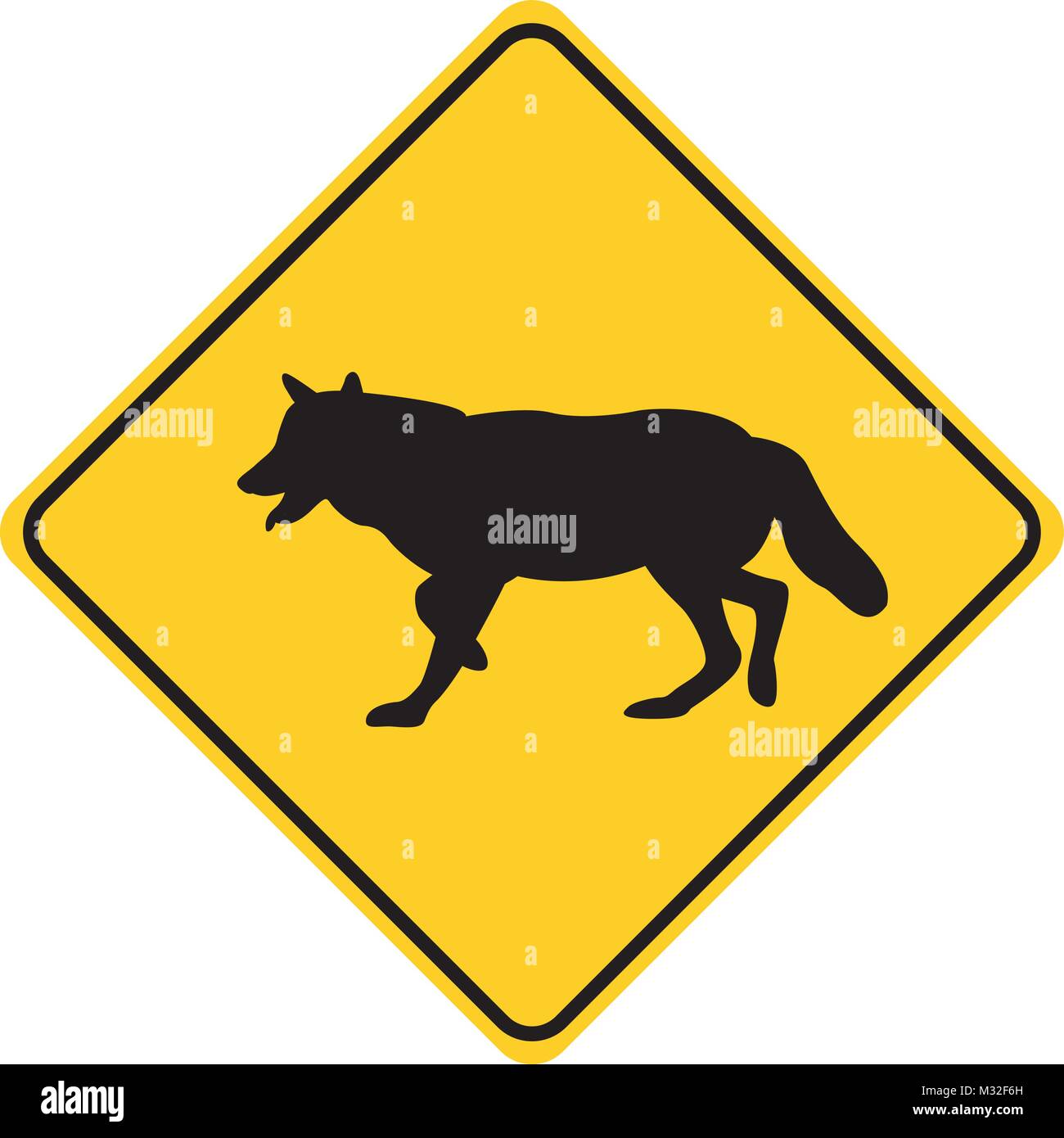 Wolf warning hi-res stock photography and images - Alamy
