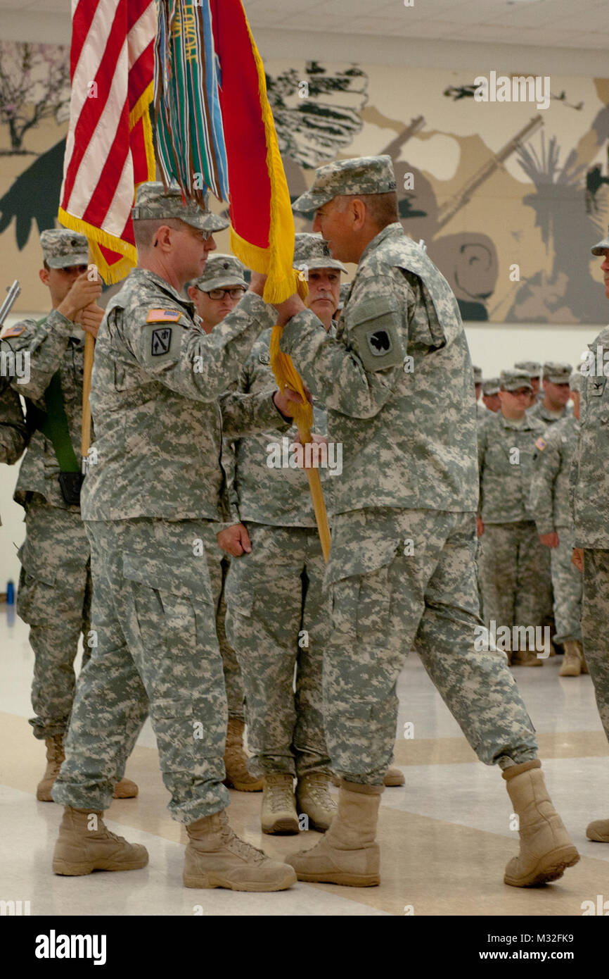 Maj. Gen. Robbie Asher (right), the adjutant general for Oklahoma ...