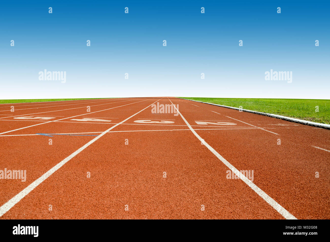 Athlete Track or Running Track and Running track Stock Photo - Alamy
