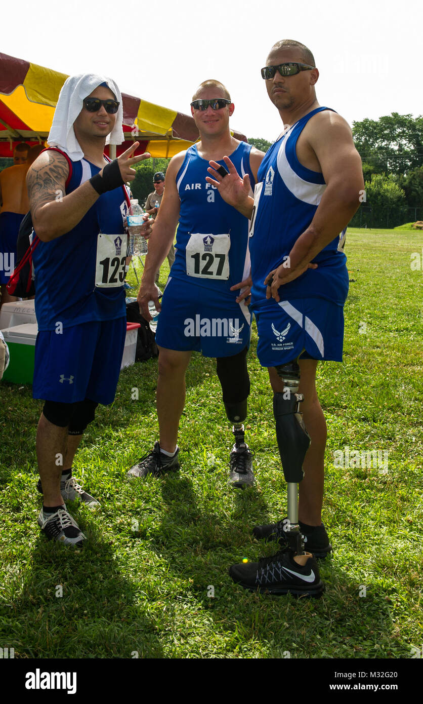 Team Air Force competitors, (l-r) Staff Sgt. Christian Perryman, Tech ...