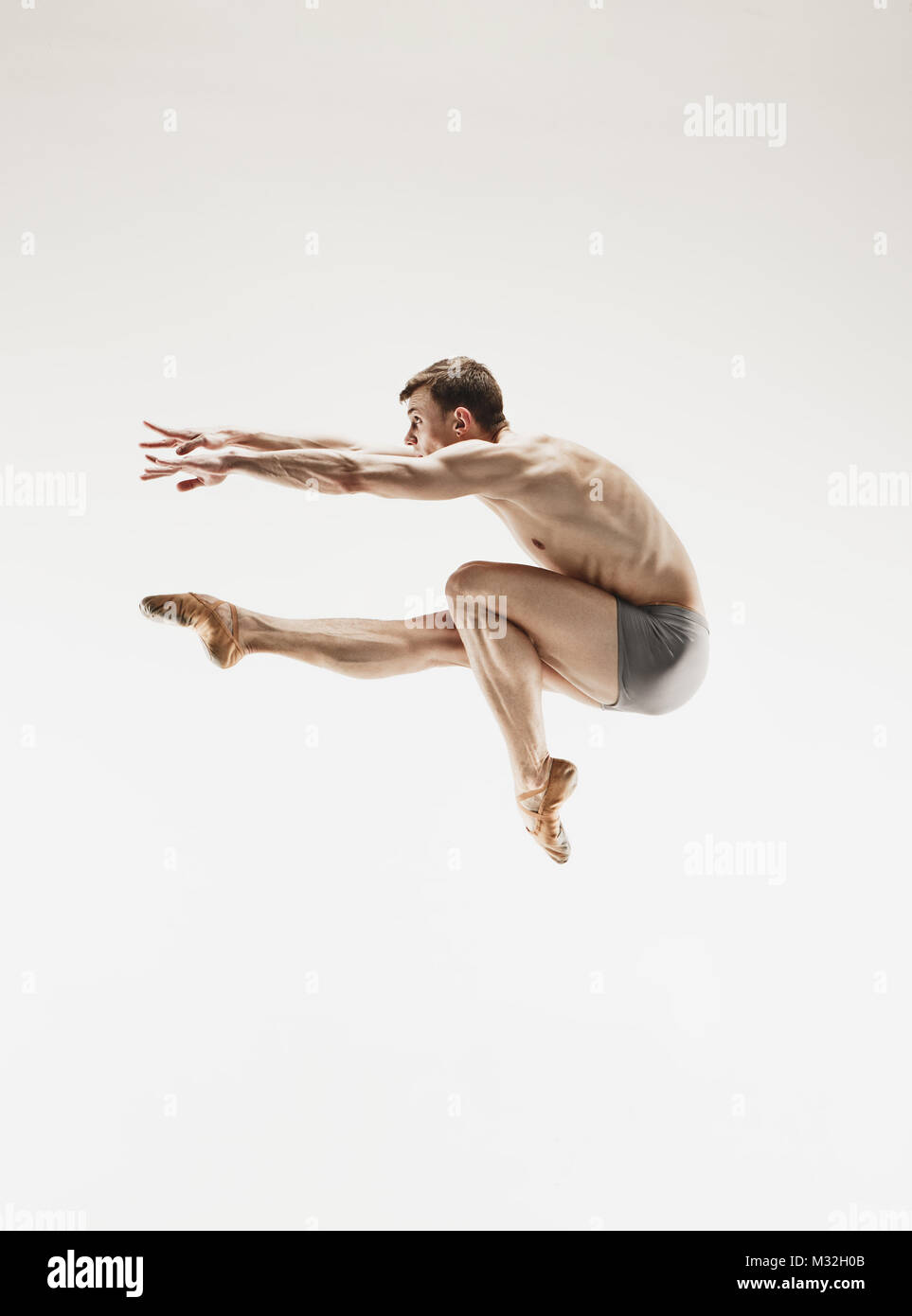 Male Ballet Dancer Jumping