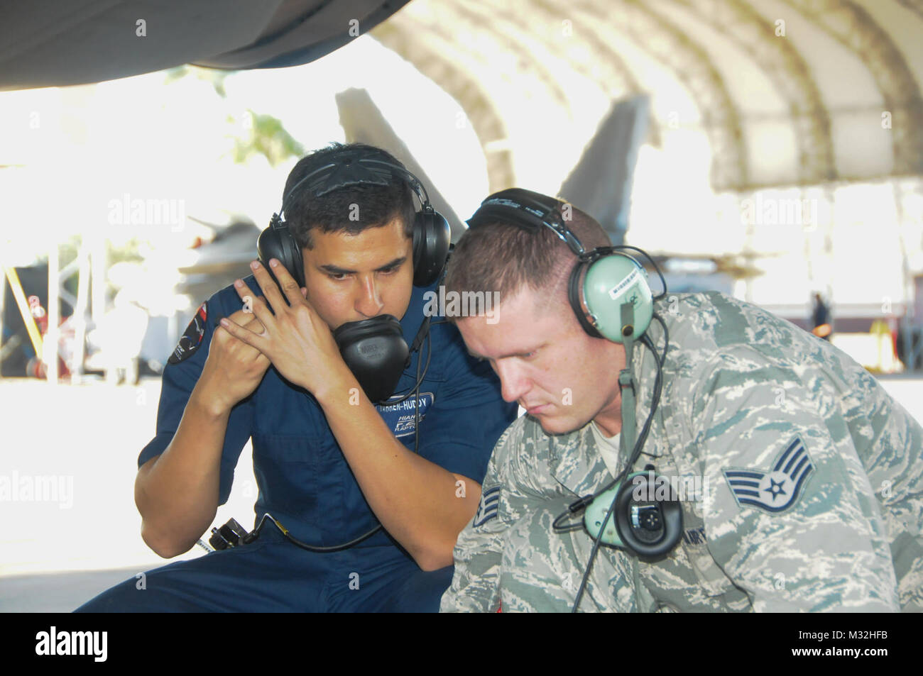 Airmen from the Hawaii based 154th Maintenance Squadron and the Alaska ...