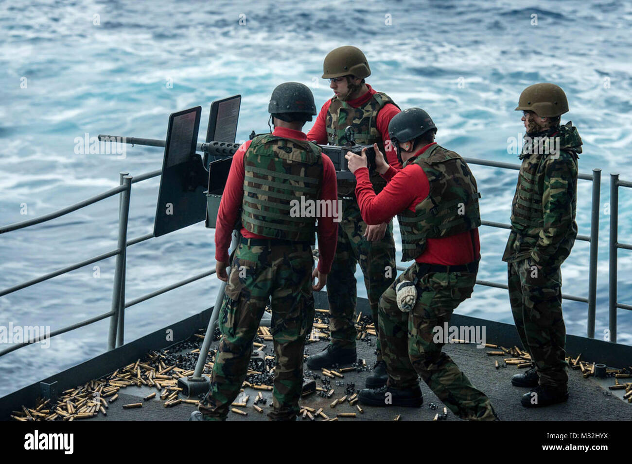 STENNIS Sailors Conduct Live-Fire Exercise by #PACOM Stock Photo - Alamy