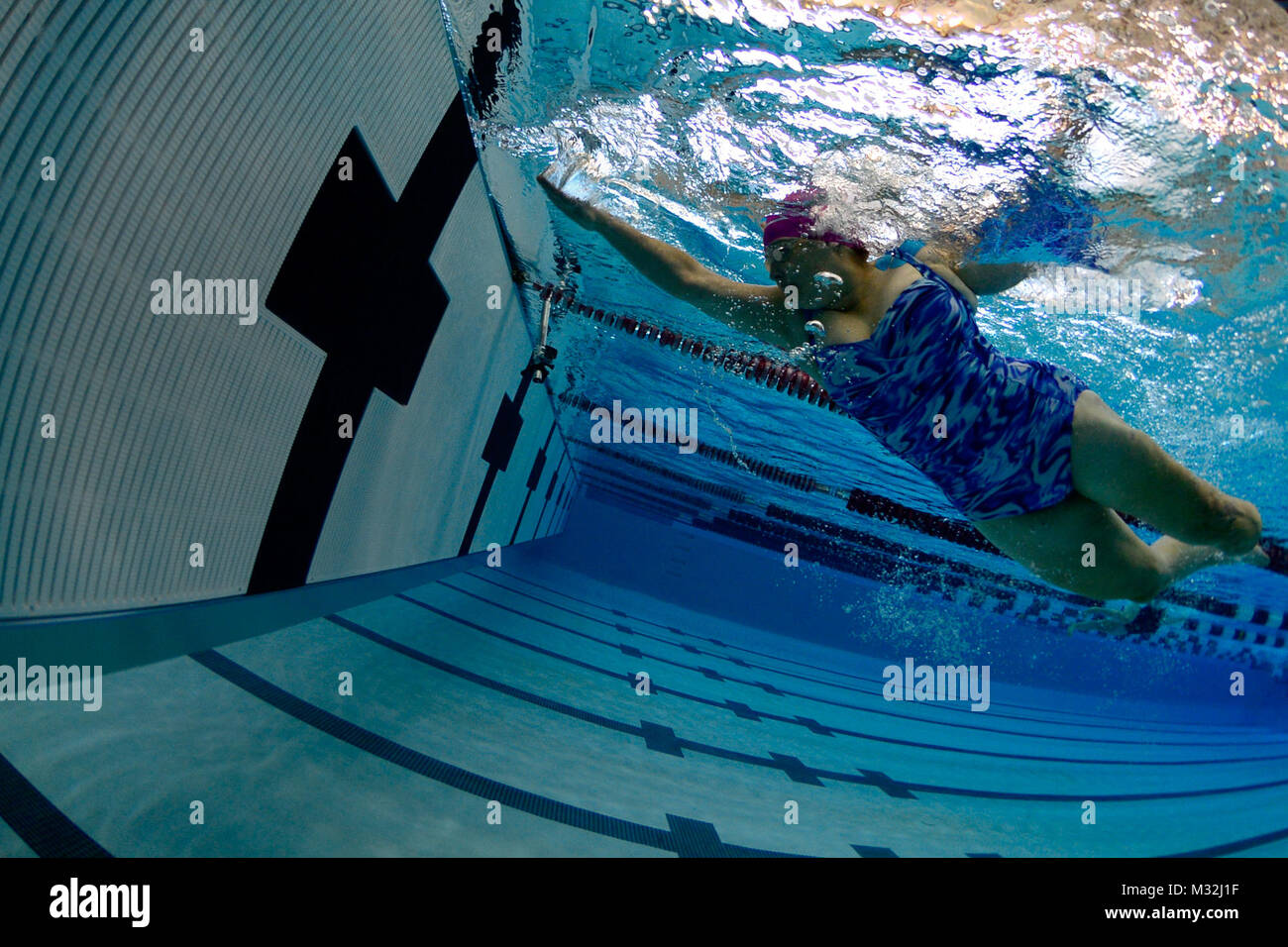 Lee Kuxhous, Air Force Trials swimming competitor, races fellow ...
