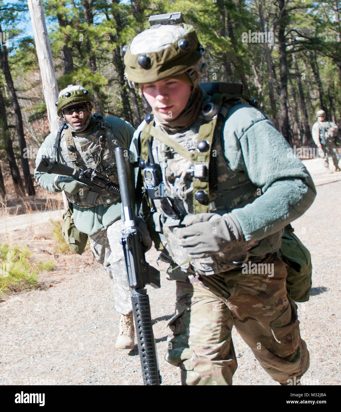 Soldiers with the 298th Transportation Company, based out of Franklin ...