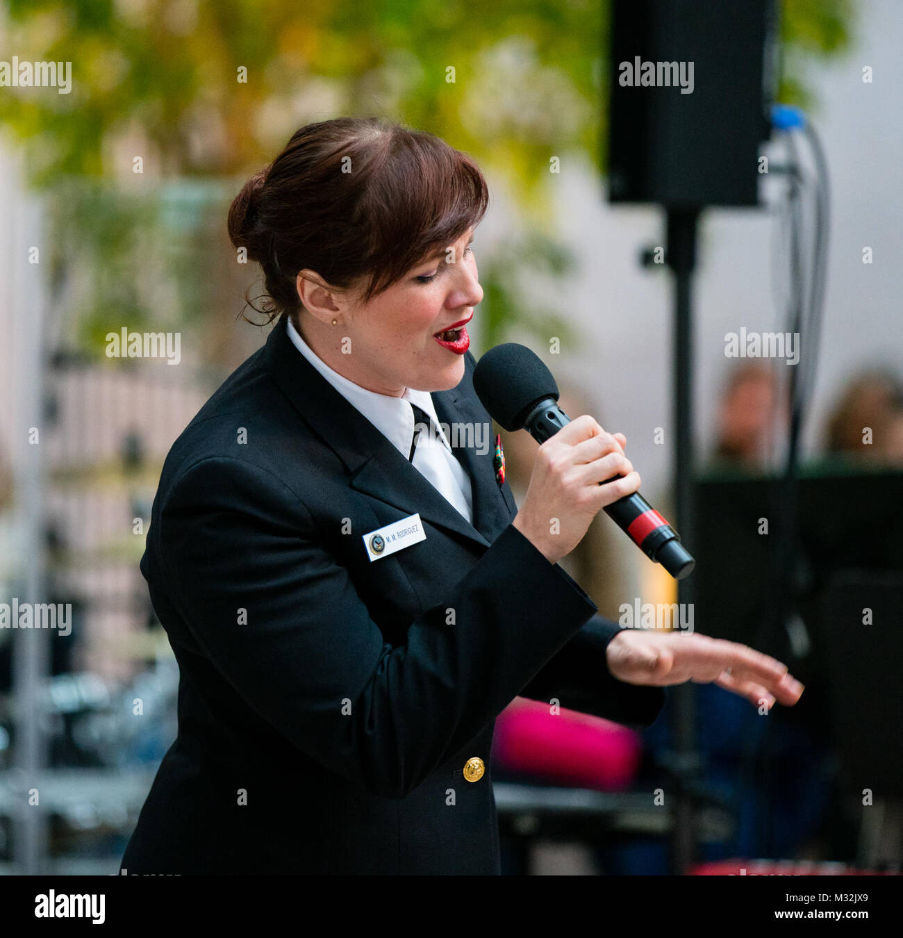 WASHINGTON, DC (Mar. 19, 2016) Musician First Class Maia Rodriguez ...