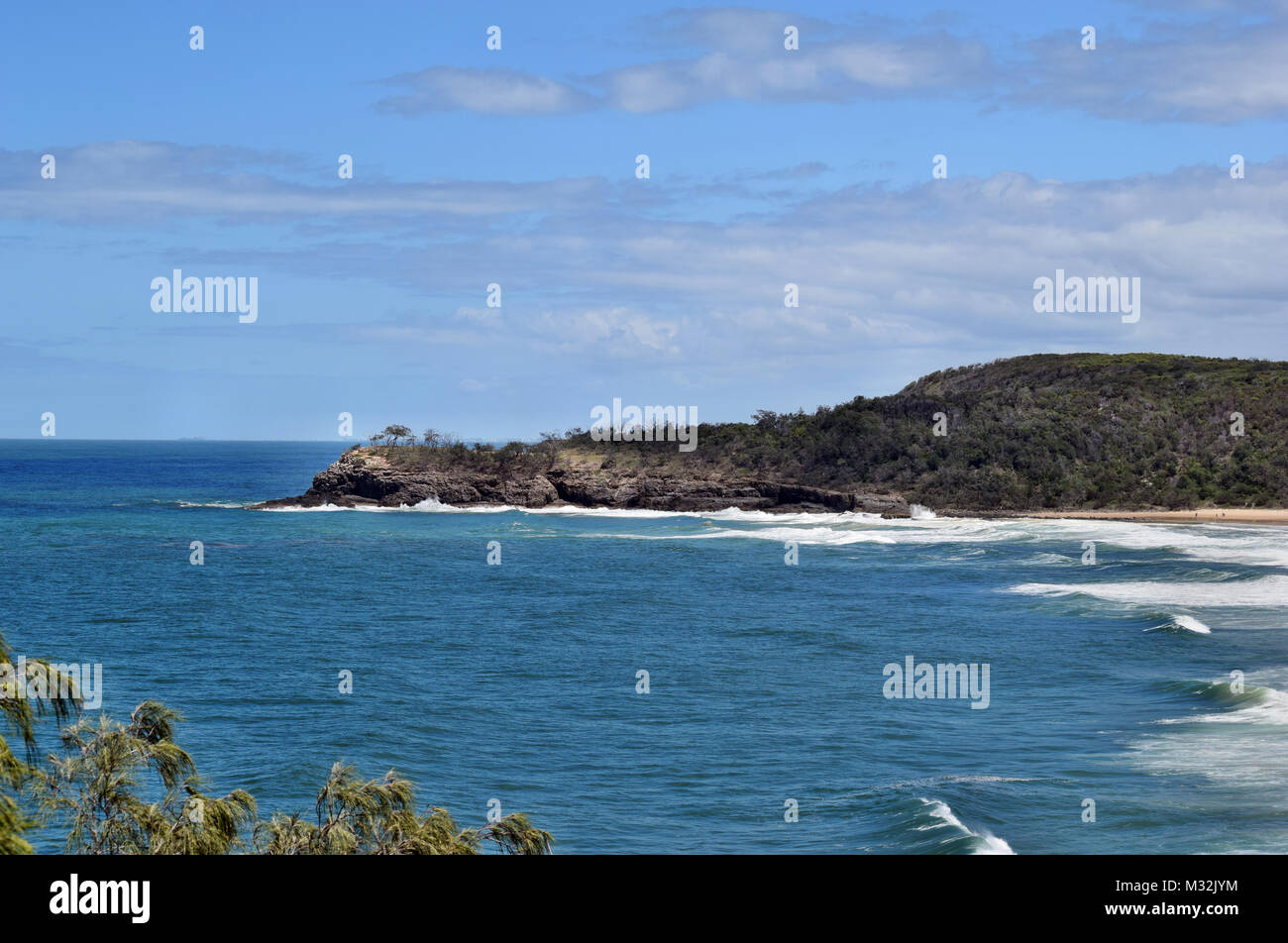 Noosa Heads stunning tropical coastline landscape of Noosa National ...