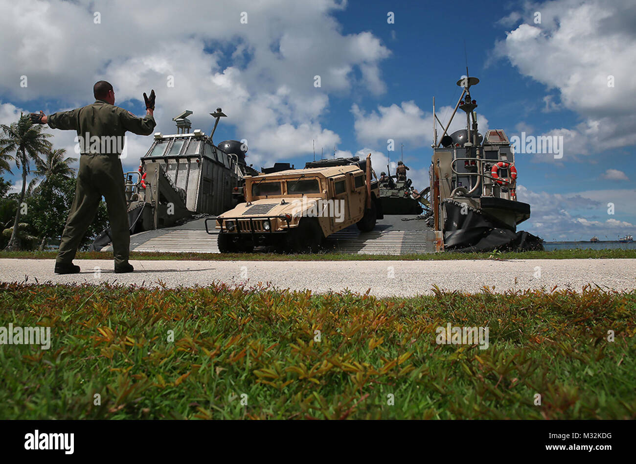 Naval base guam reserve landing craft beach hi-res stock photography ...