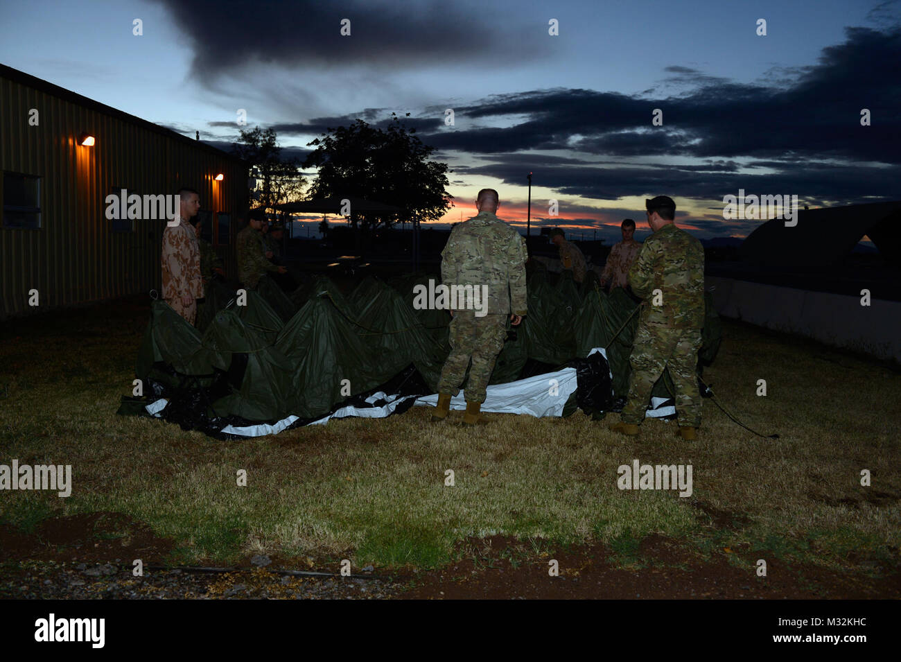 Tactical air control party members with the 147th Air Support ...