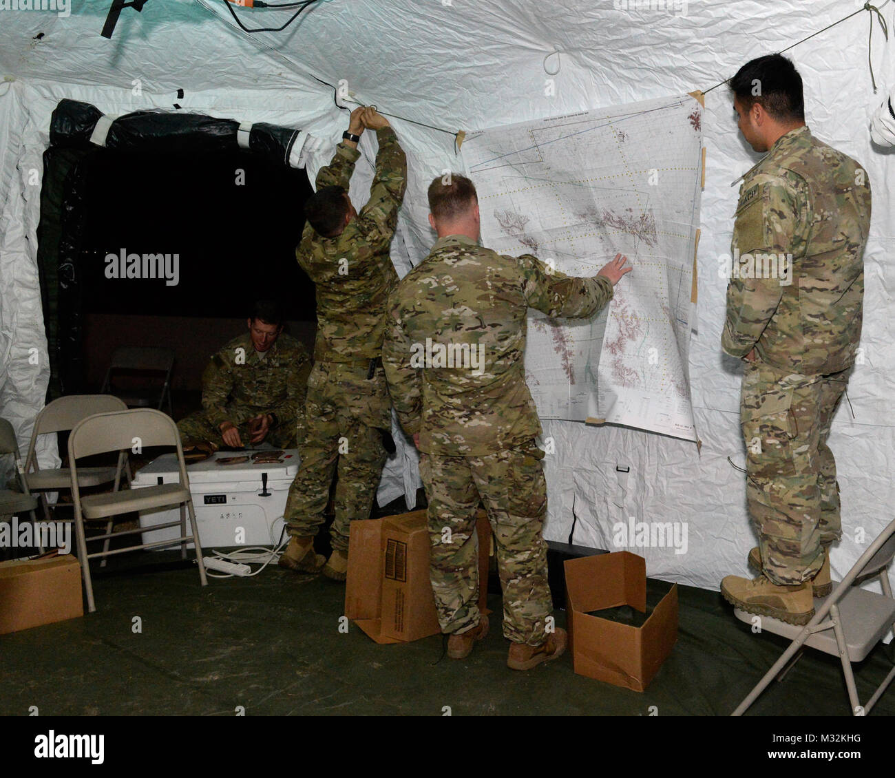 Tactical air control party members with the 147th Air Support ...