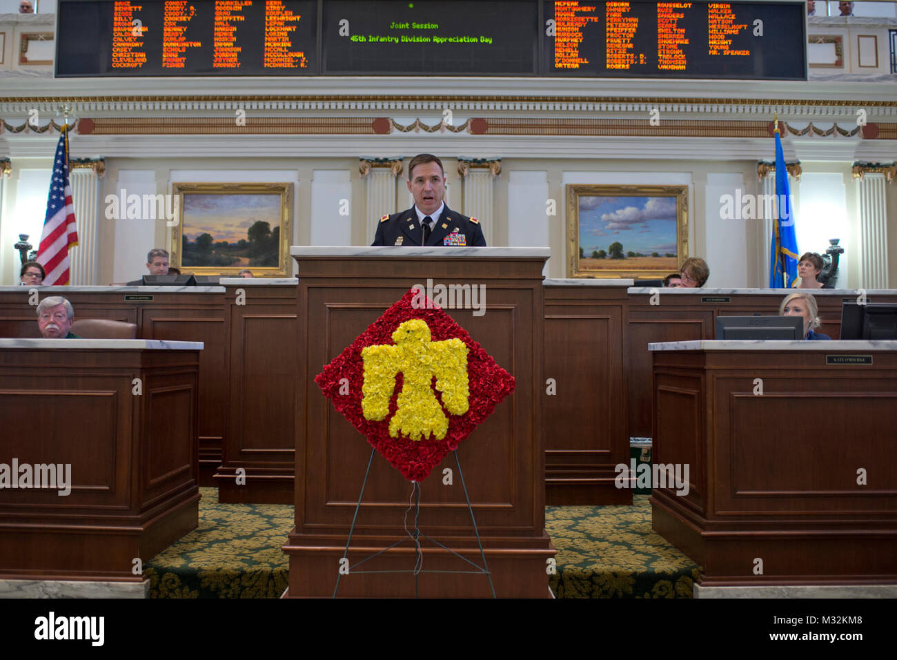 Col. Louis Wilham, state resource manager for the Oklahoma Military ...