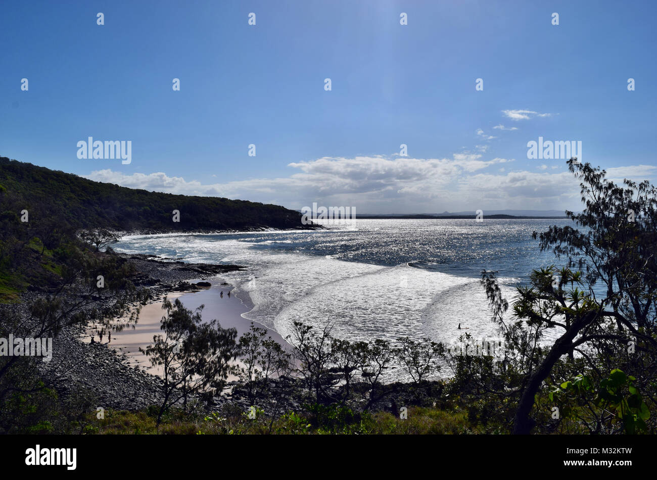 Noosa Heads stunning tropical coastline landscape of Noosa National ...