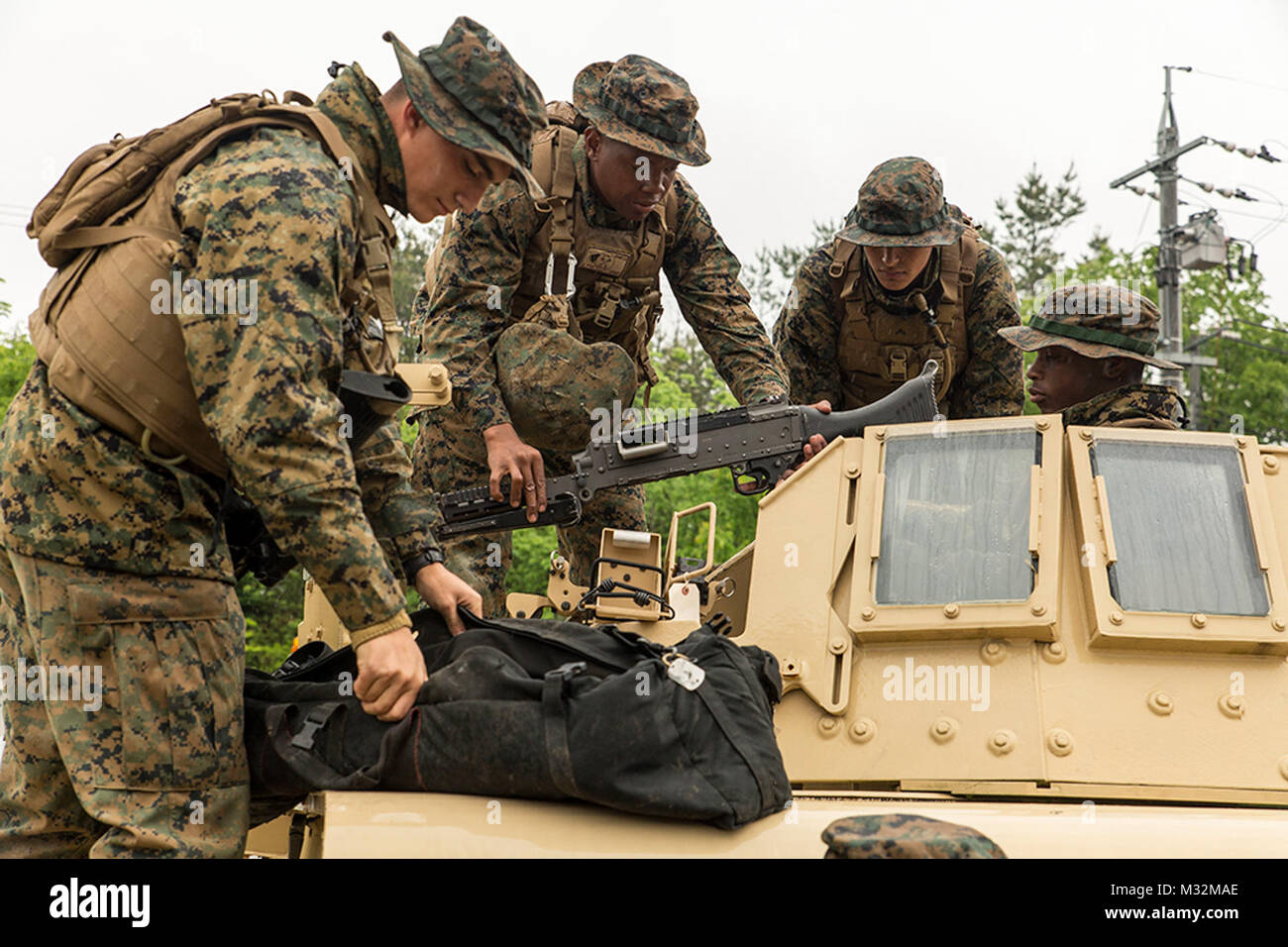 M240 Bravo Light Machine Gun High Resolution Stock Photography and ...