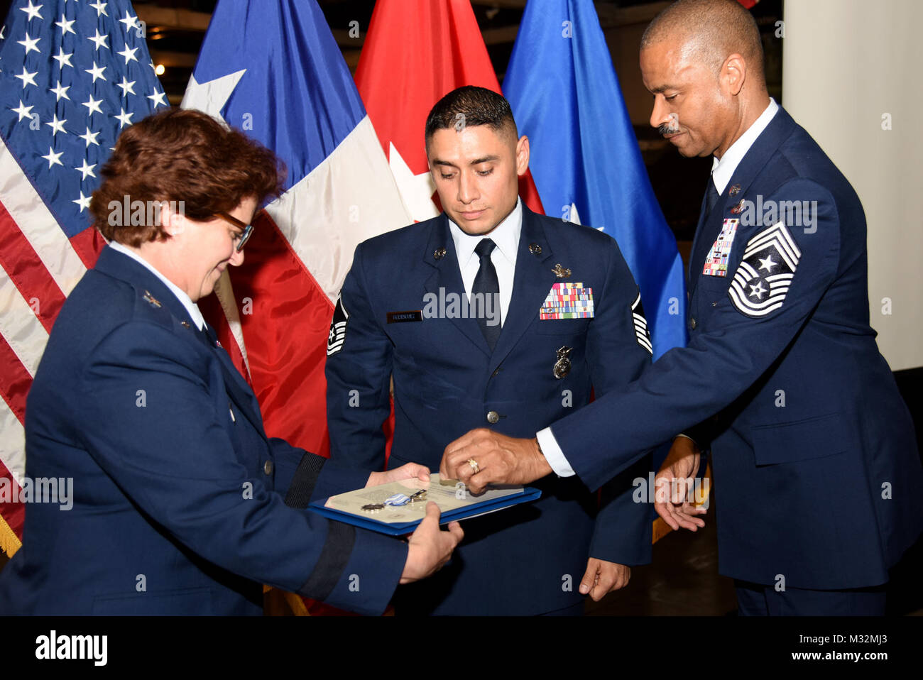 Air Force Master Sgt. Marcos Rodriguez, Texas Air National Guard ...