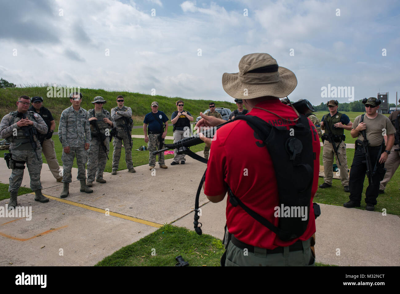 Oklahoma County Sheriff’s Office Sgt. Jim Lilly, a staff training ...