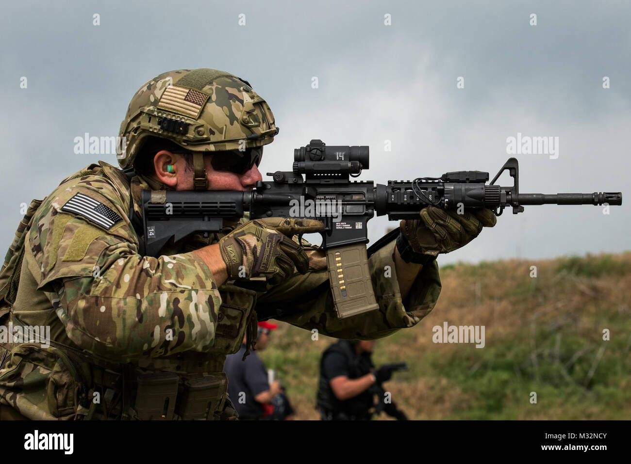 Tactical Air Control Party Airman Staff Sgt. Laurence Paradis, a member ...