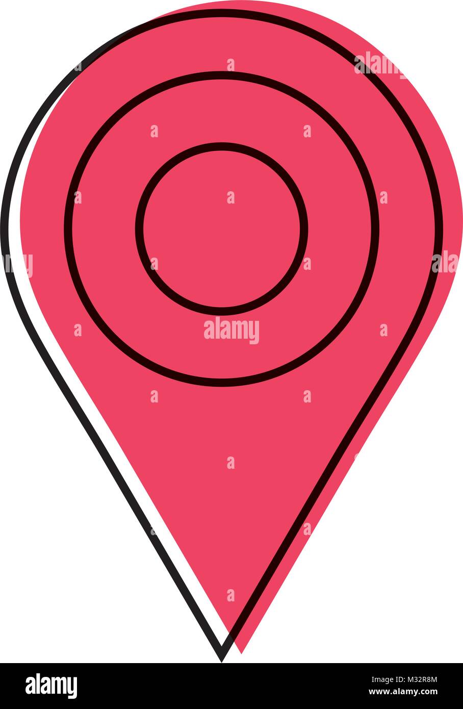 color location symbol to destination explore travel Stock Vector Image ...