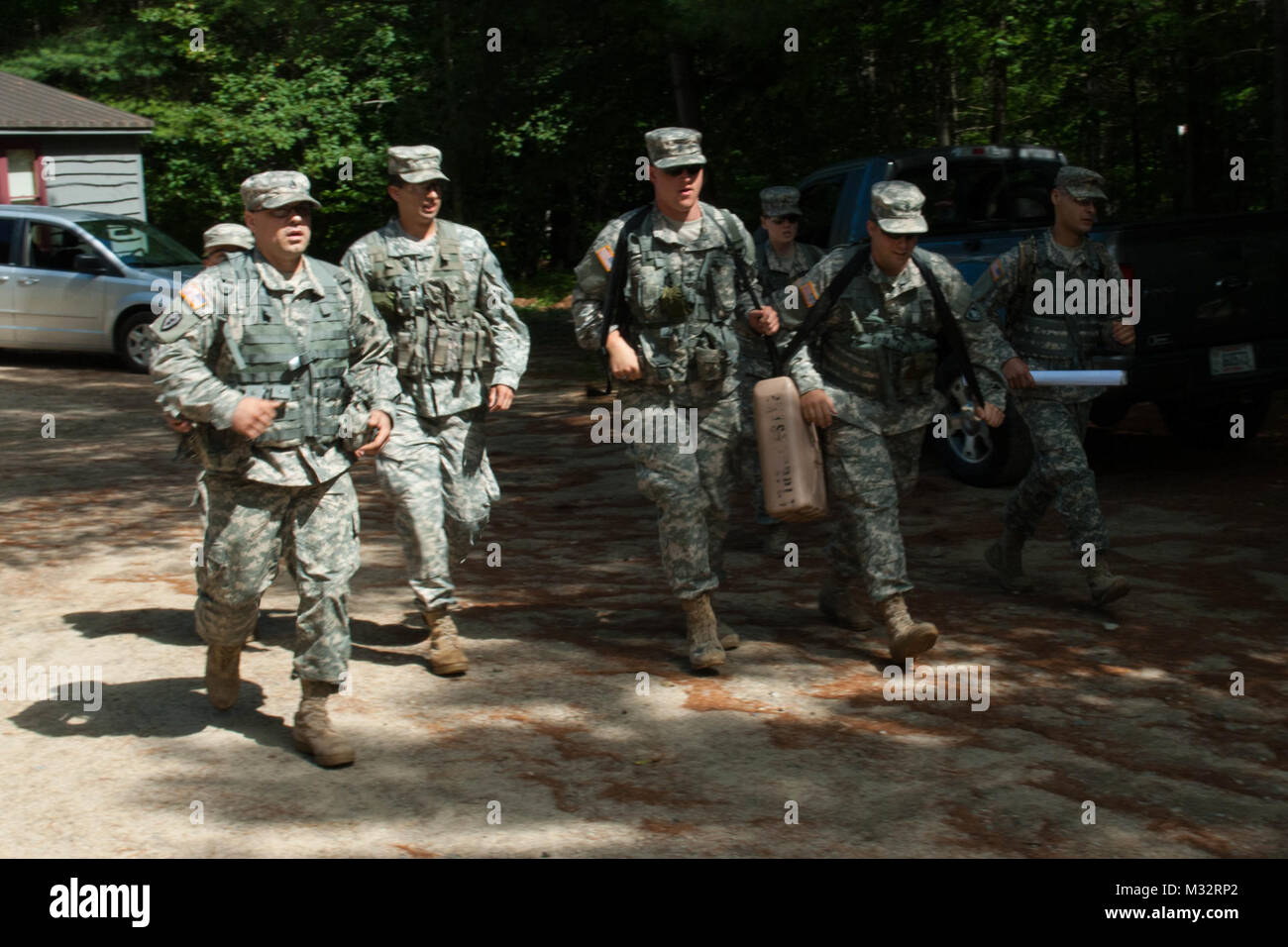 Ten squads from the different units and organizations in the Maine Army ...