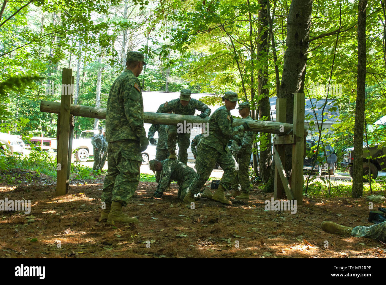 Ten squads from the different units and organizations in the Maine Army ...