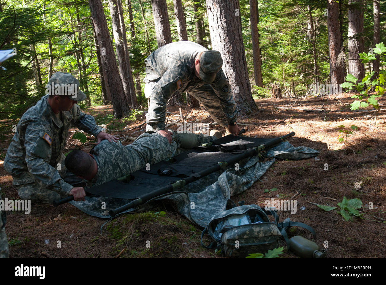 Ten squads from the different units and organizations in the Maine Army ...