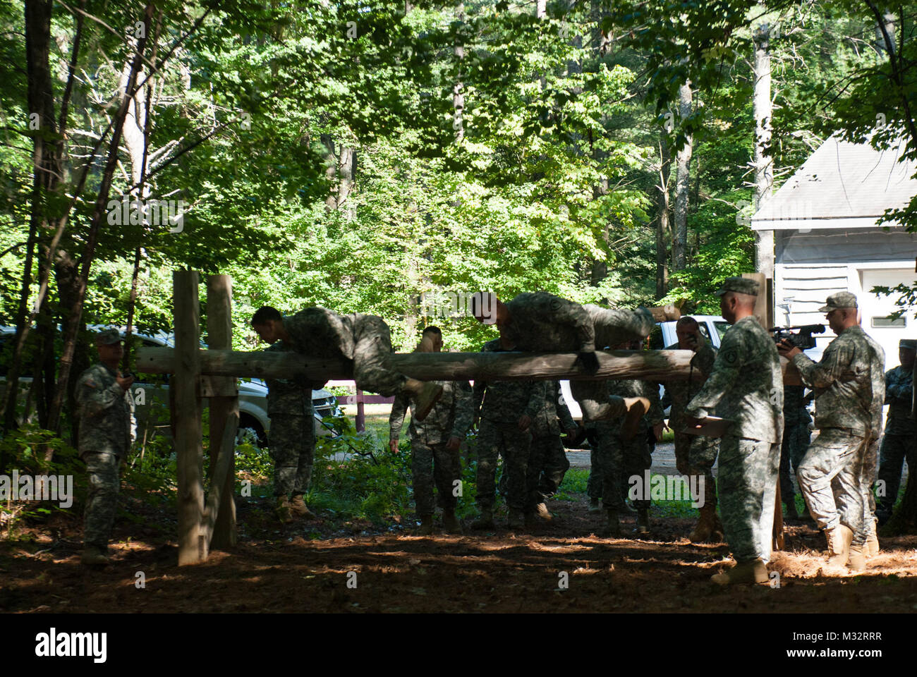 Ten squads from the different units and organizations in the Maine Army ...