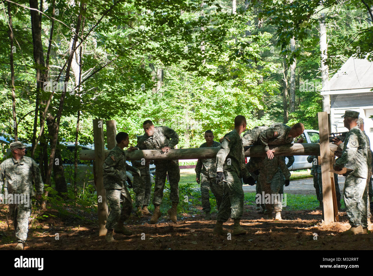 Ten squads from the different units and organizations in the Maine Army ...